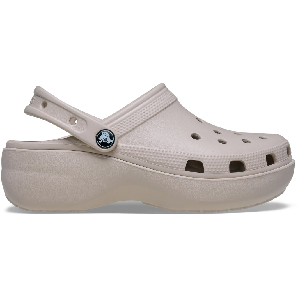 CROCS CLASSIC PLATFORM CLOG - Cocoa Cream