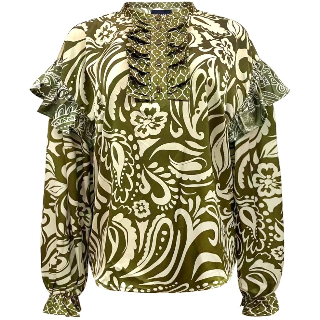 LIBERTÉ dame bluse TIA - Army