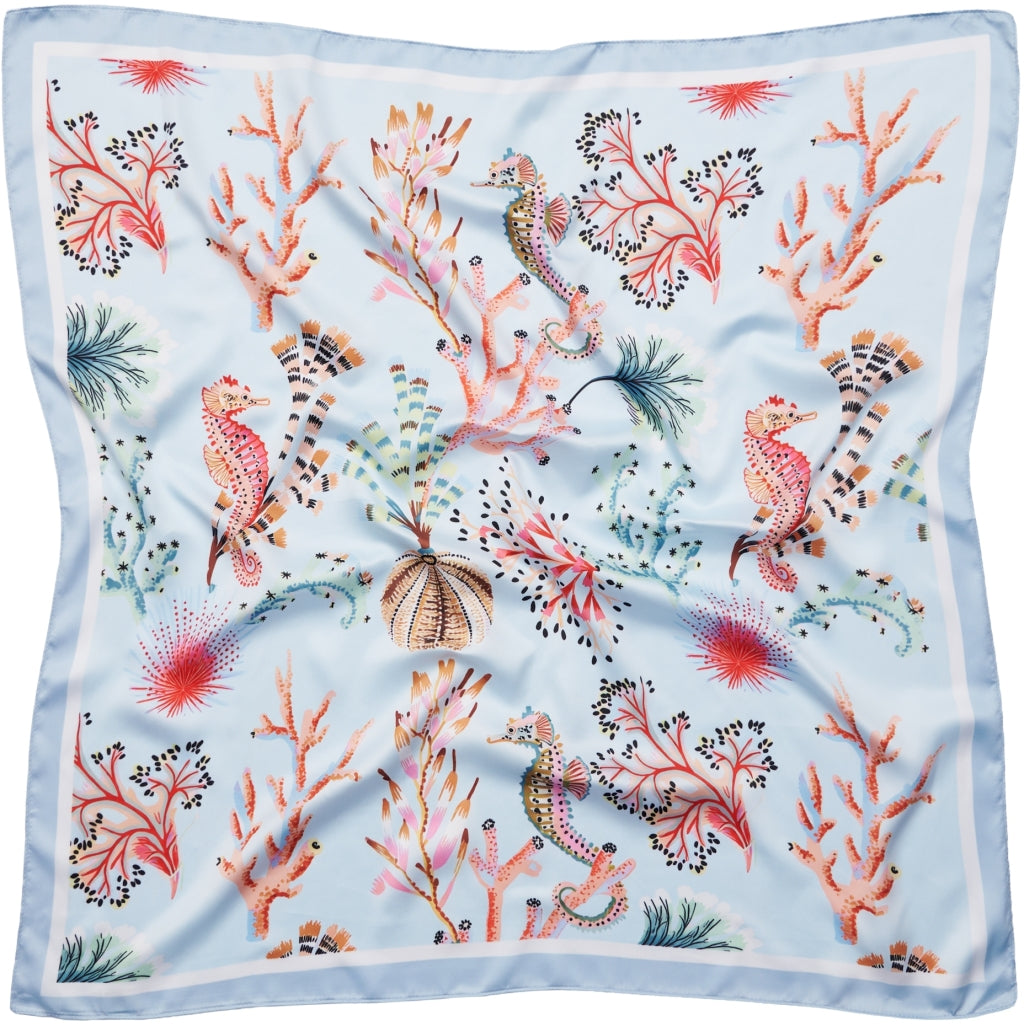 Marta du Chateau dame tørklæde MdcFinja BA-Scarf - Blue3538