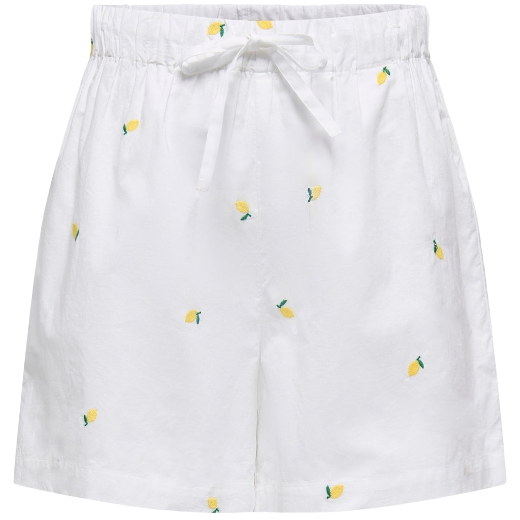 ONLY dame shorts ONLGRACE - Bright White Lemon