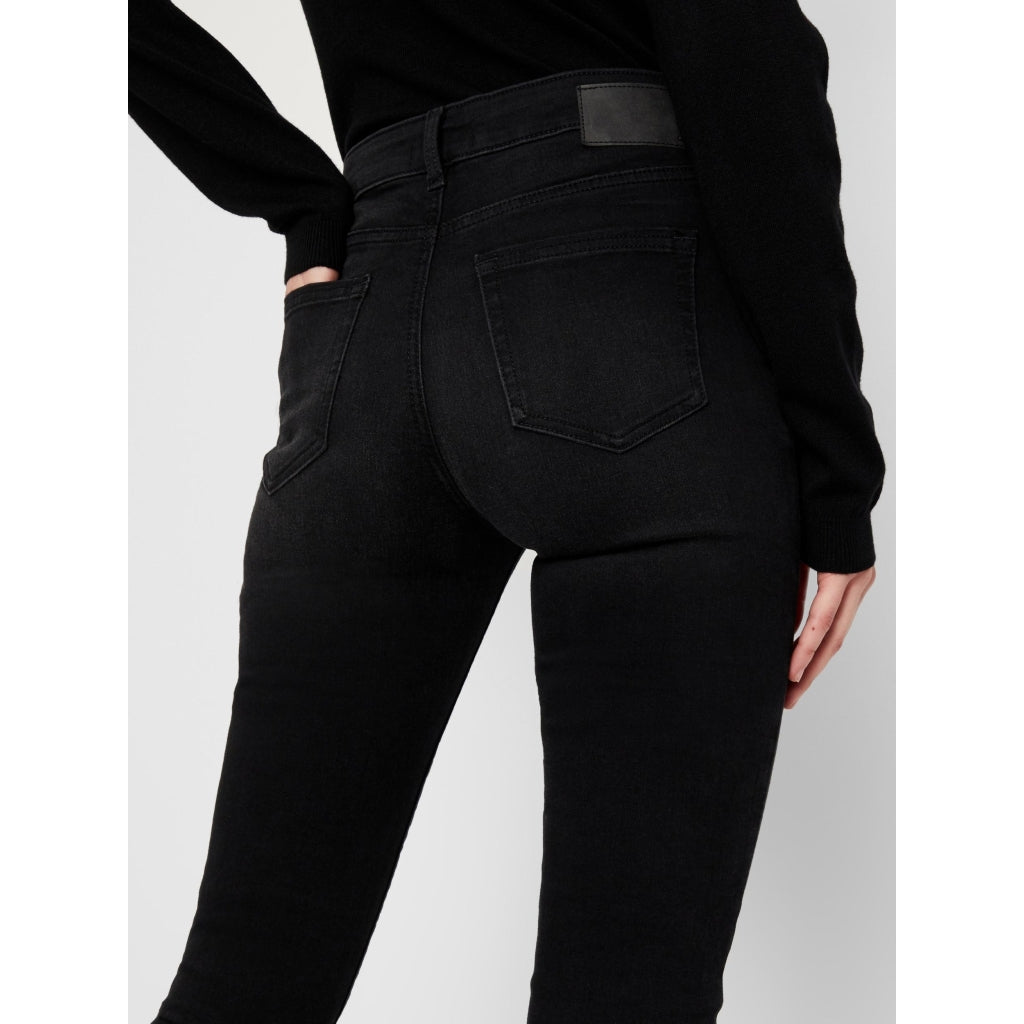 PIECES dame jeans PCDELLY - Black
